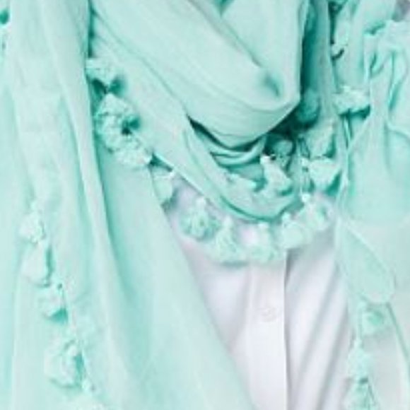 Martha Stewart | Accessories | Martha Stewart Silk Cotton Blend Tassel ...